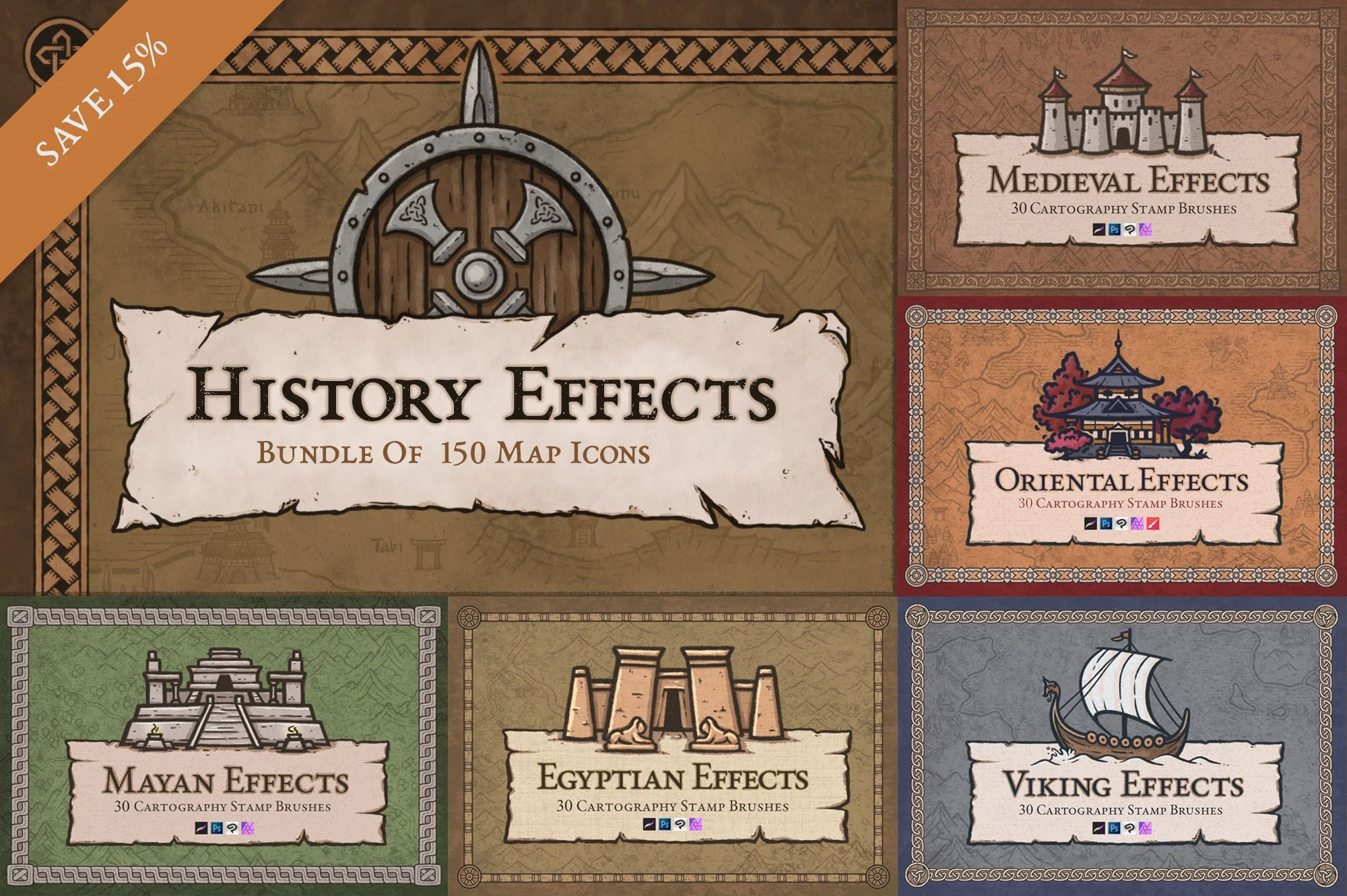 Map Builder Shop - Easily Create Maps that Look Hand-Drawn — Map Effects