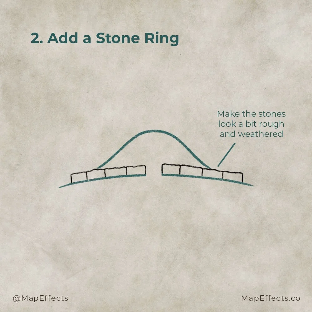 How to Draw a Barrow Icon on Your Fantasy Map — Map Effects