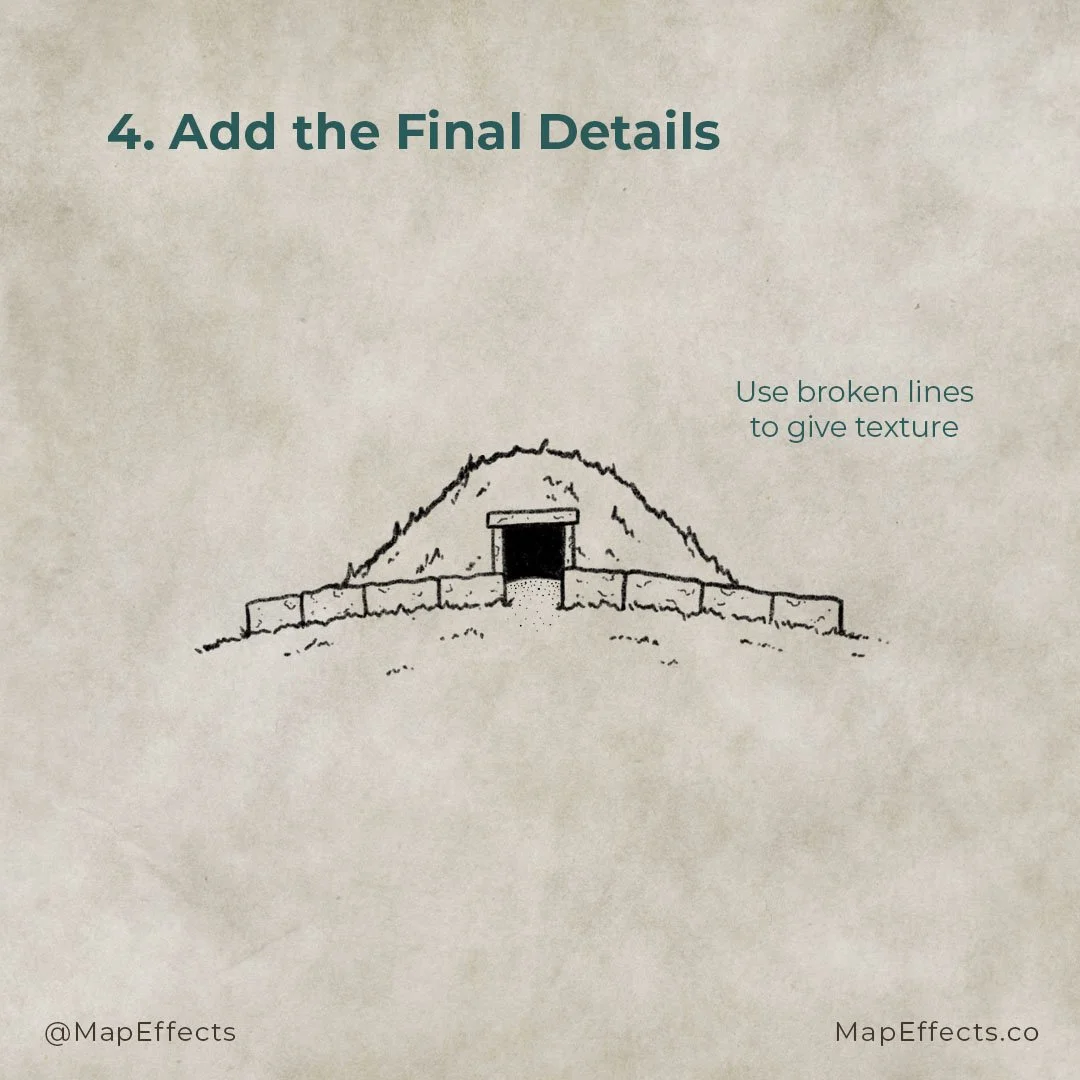 How to Draw a Barrow Icon on Your Fantasy Map — Map Effects