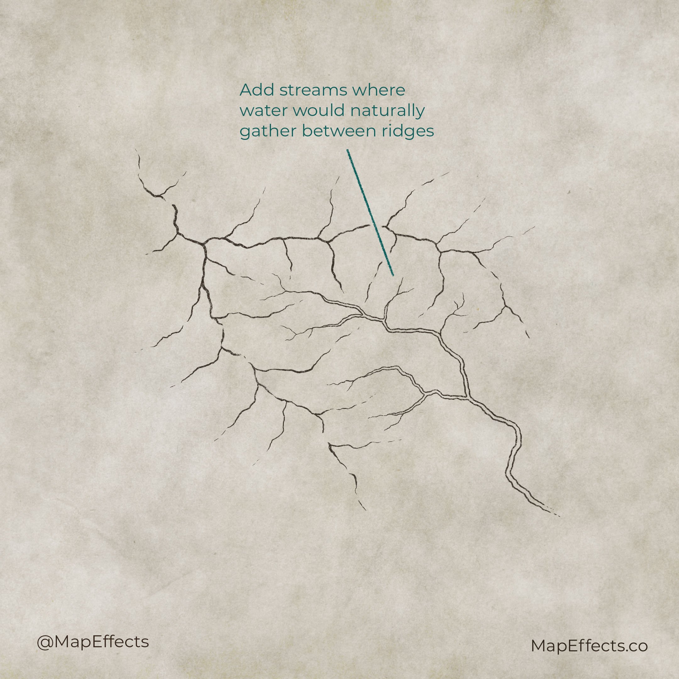 How to Draw Mountains in Top-Down Perspective On Your Fantasy Maps ...