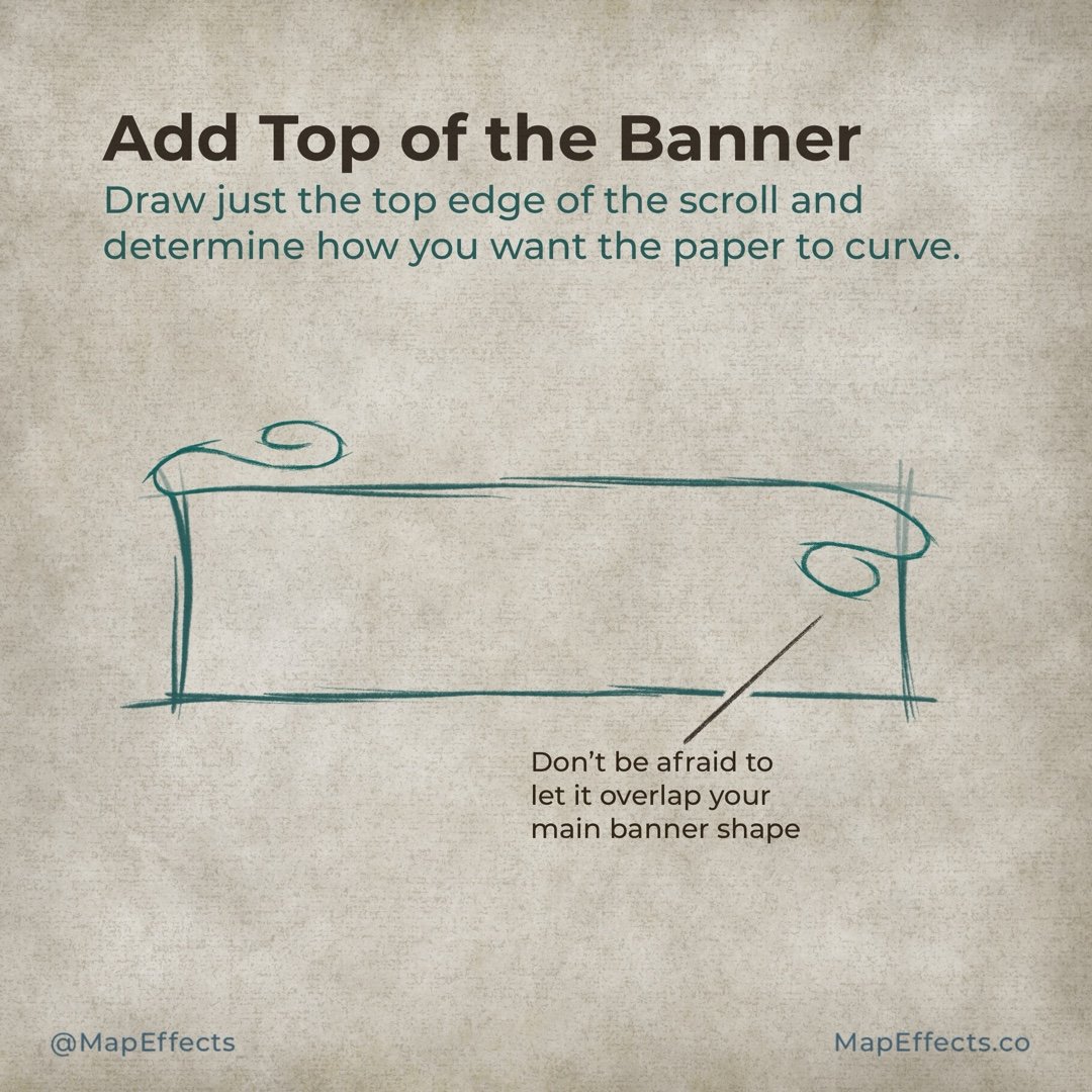 How to Draw Banners on your Fantasy Maps — Map Effects