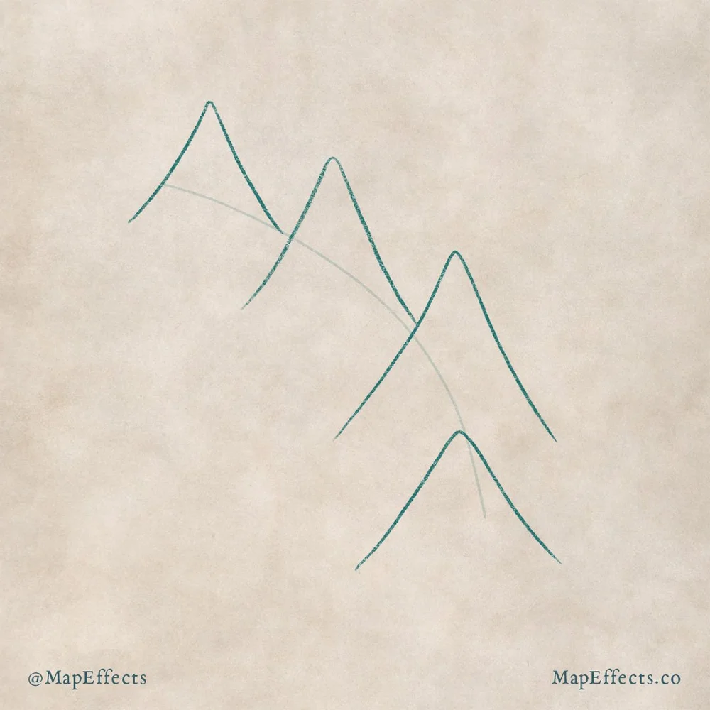How to Draw Mountains on Your Fantasy Map — Map Effects