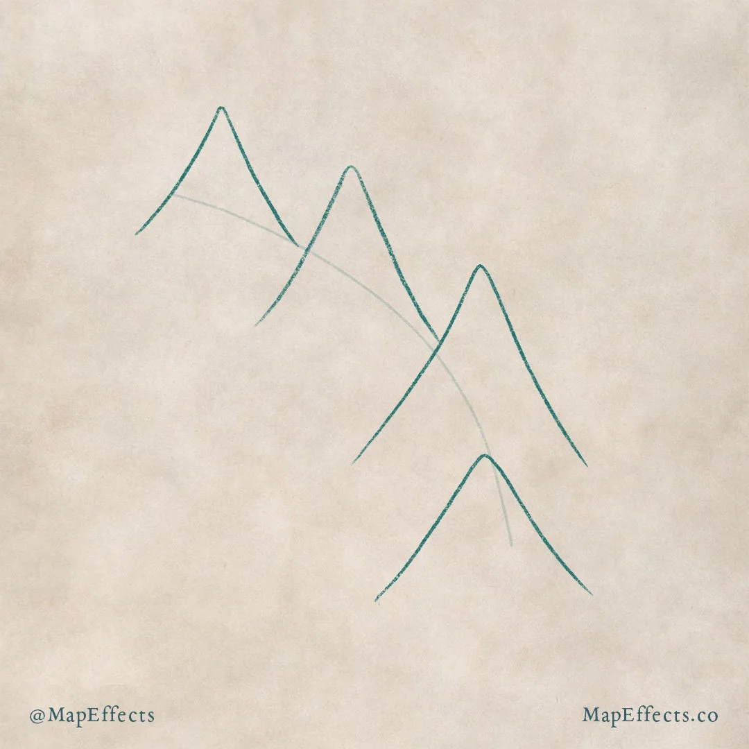 How to Draw Mountains on Your Fantasy Map — Map Effects