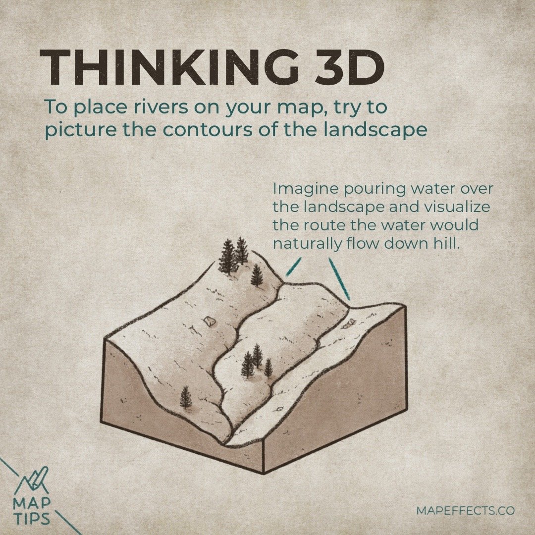 River Sins to Avoid on Your Fantasy Maps — Map Effects