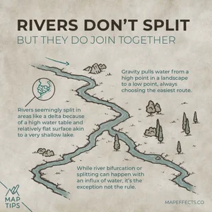 River Sins to Avoid on Your Fantasy Maps — Map Effects