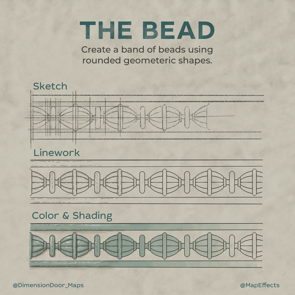 How to Draw 7 Fantasy Map Borders — Map Effects