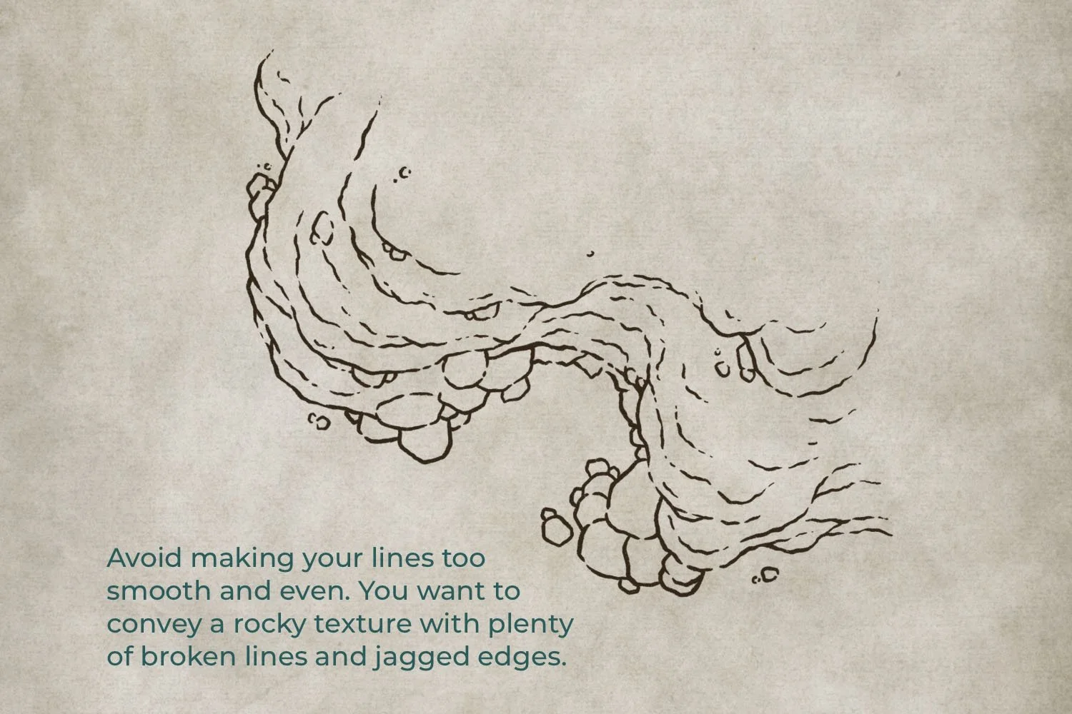 How to Draw a Cave Entrance in a Cliff on Your RPG Maps — Map Effects