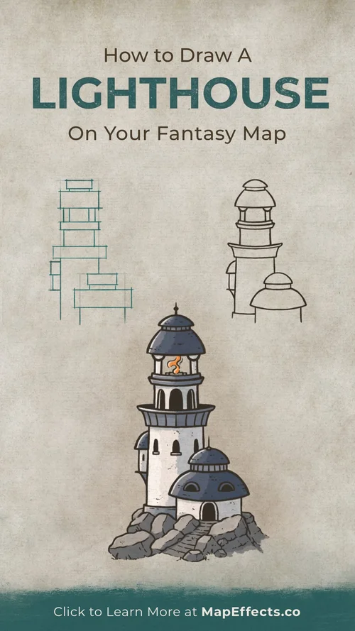 How to Draw A Lighthouse Icon — Map Effects