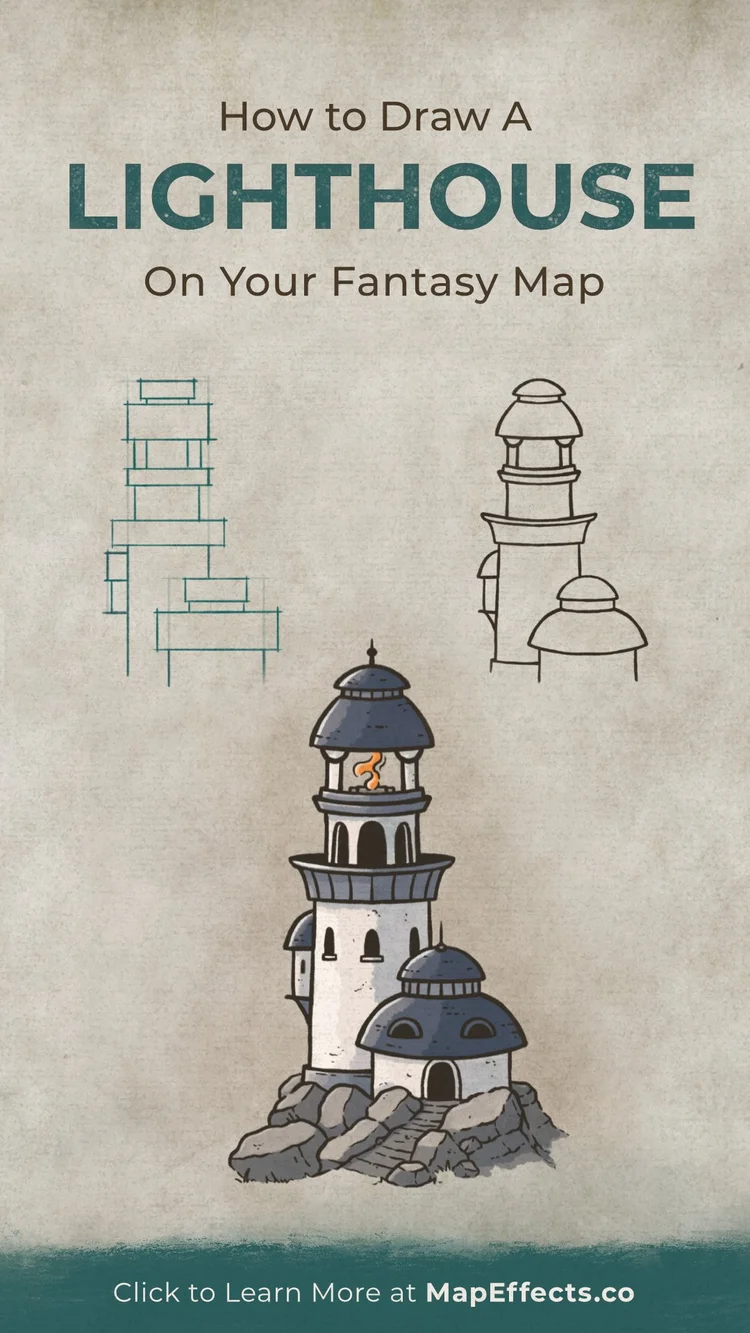 How to Draw A Lighthouse Icon — Map Effects