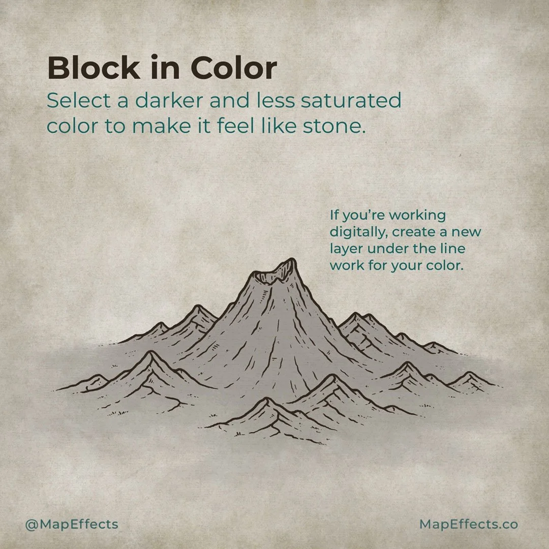 How to Draw a Volcano on Your Fantasy Maps — Map Effects