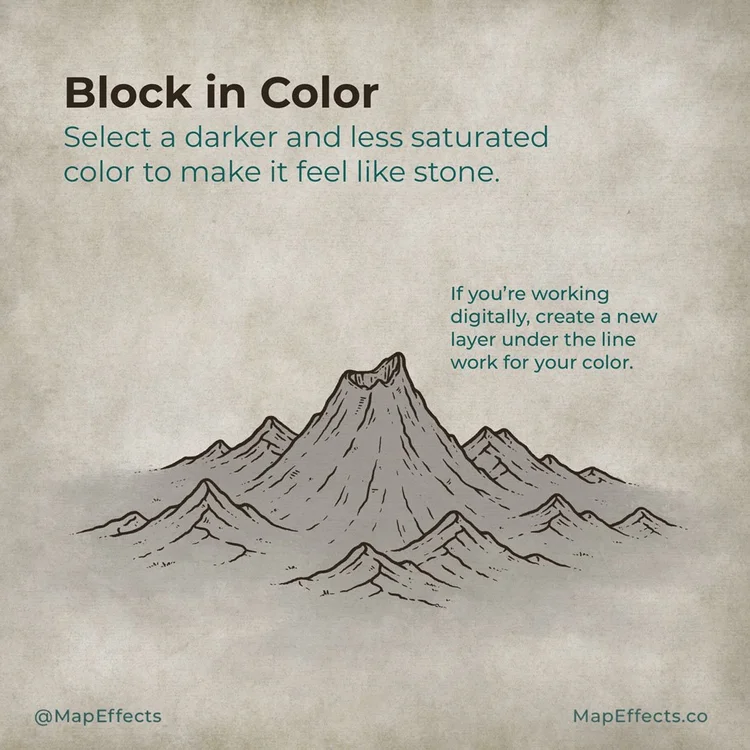 How to Draw a Volcano on Your Fantasy Maps — Map Effects