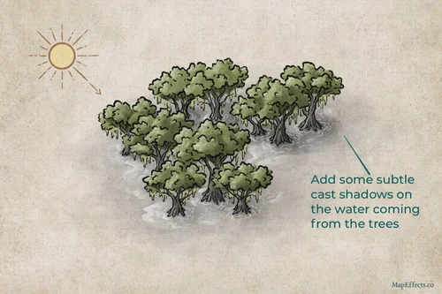 How to Draw Swamps on Fantasy Maps - Step by Step Tutorial — Map Effects
