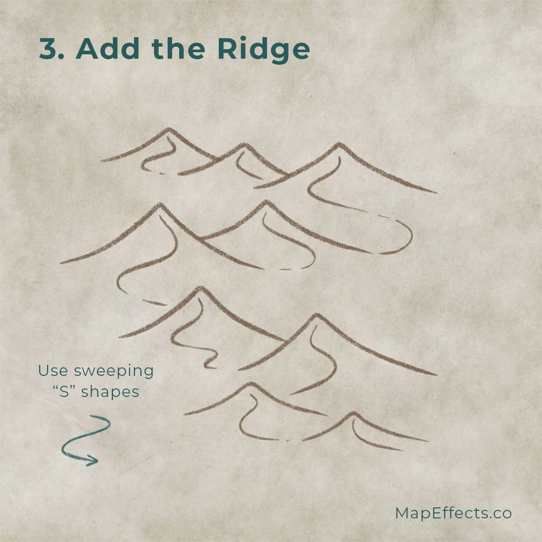 How to Draw Sand Dunes — Map Effects