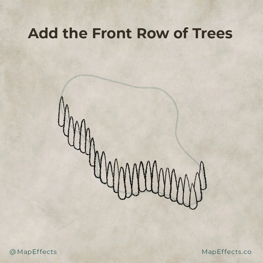 How to Draw a Forest on Your Fantasy Maps — Map Effects