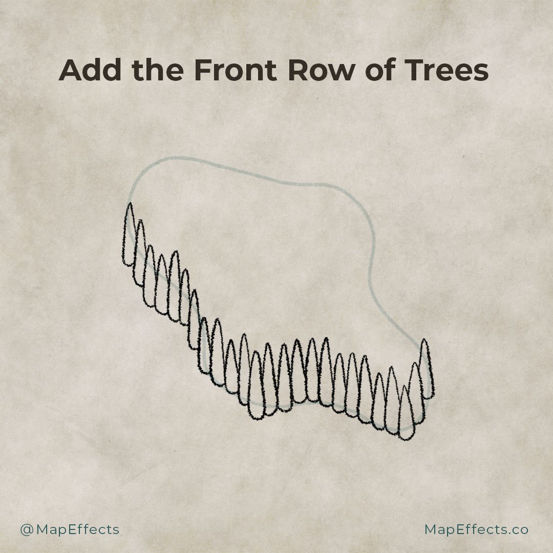 How to Draw a Forest on Your Fantasy Maps — Map Effects