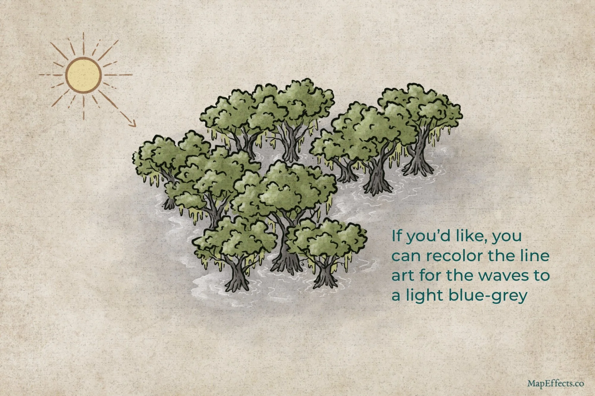 How to Draw Swamps on Fantasy Maps - Step by Step Tutorial — Map Effects