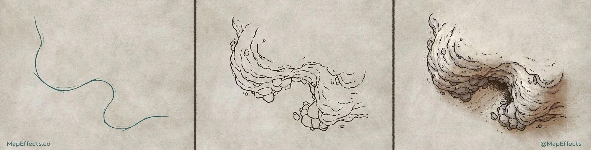 How to Draw a Cave: Step-by-Step Guide for Beginners - Drawings Easy ...