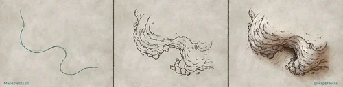 How to Draw a Cave Entrance in a Cliff on Your RPG Maps — Map Effects