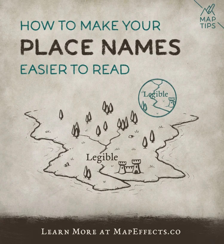 How to Make Place Names Easier to Read On Your Fantasy Maps — Map Effects