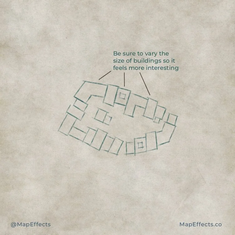 How to Draw a City Block on Your Fantasy Maps — Map Effects