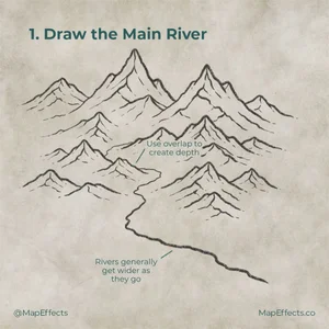 How to Draw Rivers on Your Fantasy Maps — Map Effects