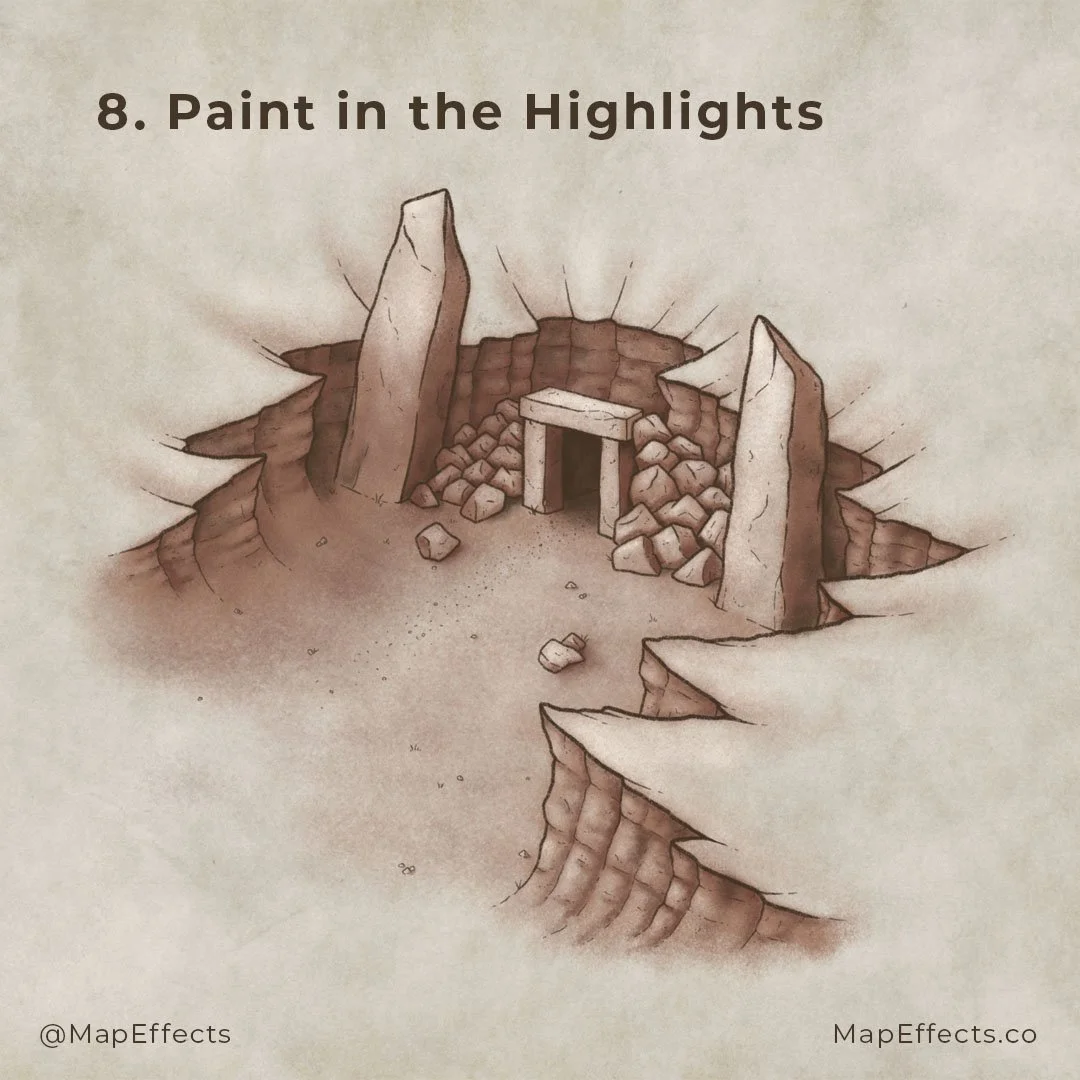 How to Draw a Tomb on Your Fantasy Maps — Map Effects