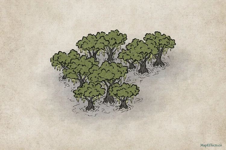 How to Draw Swamps on Fantasy Maps - Step by Step Tutorial — Map Effects