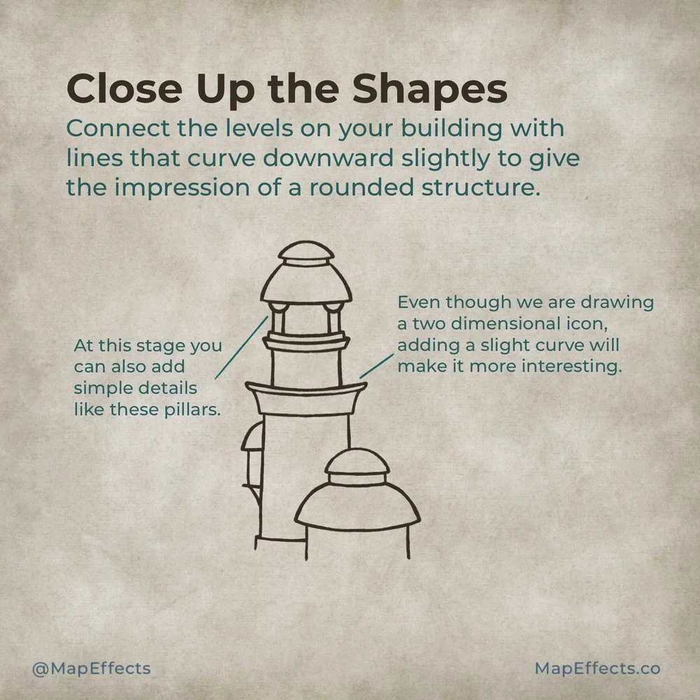 How to Draw A Lighthouse Icon — Map Effects
