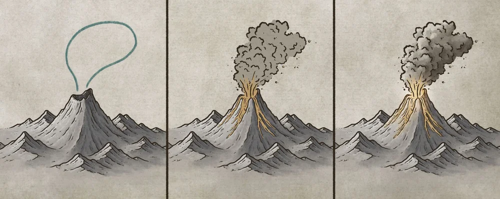 How to Draw a Volcanic Eruption on Your Fantasy Maps — Map Effects
