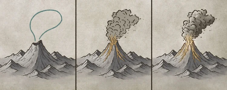 How to Draw a Volcanic Eruption on Your Fantasy Maps — Map Effects