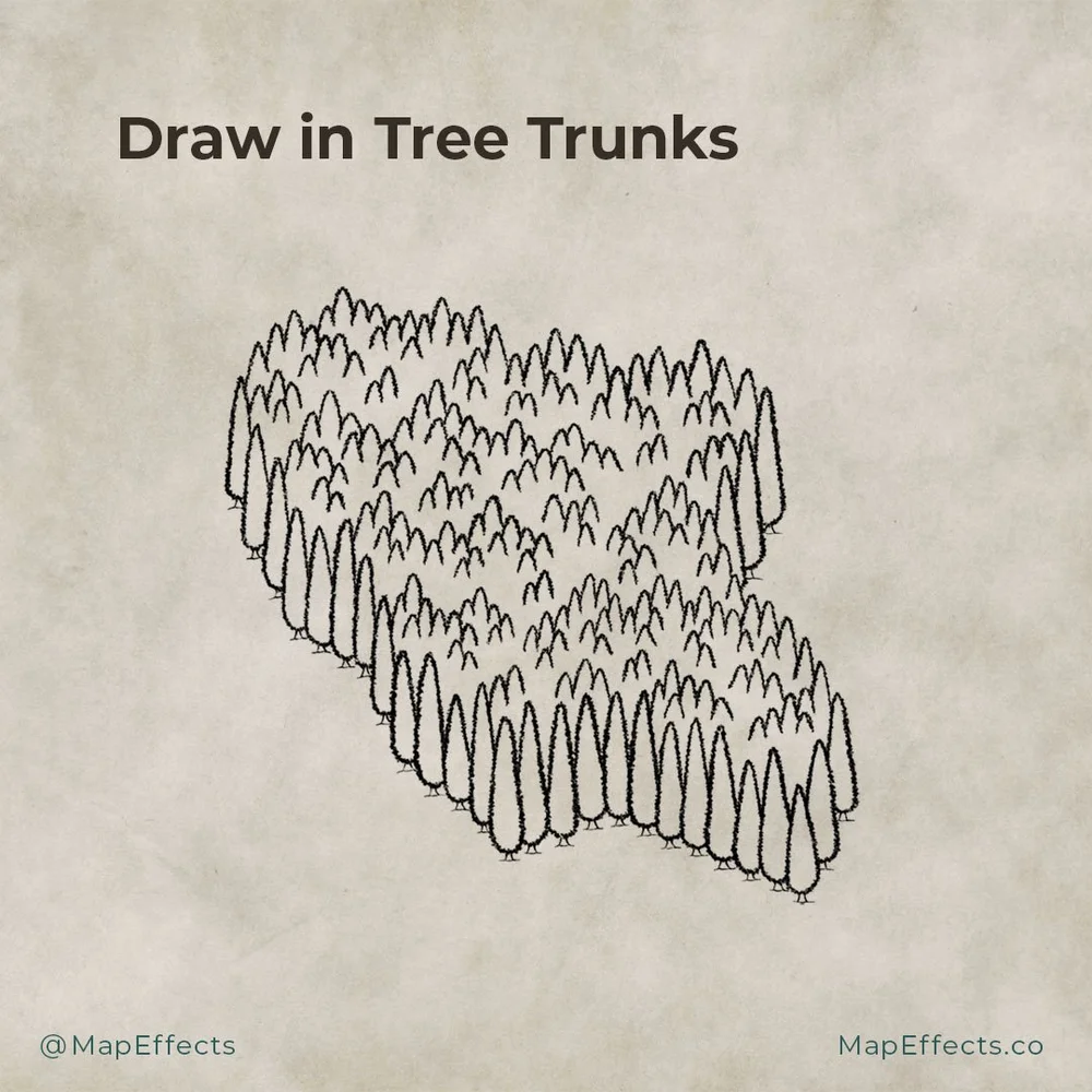 How to Draw a Forest on Your Fantasy Maps — Map Effects