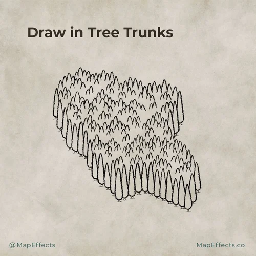 How to Draw a Forest on Your Fantasy Maps — Map Effects