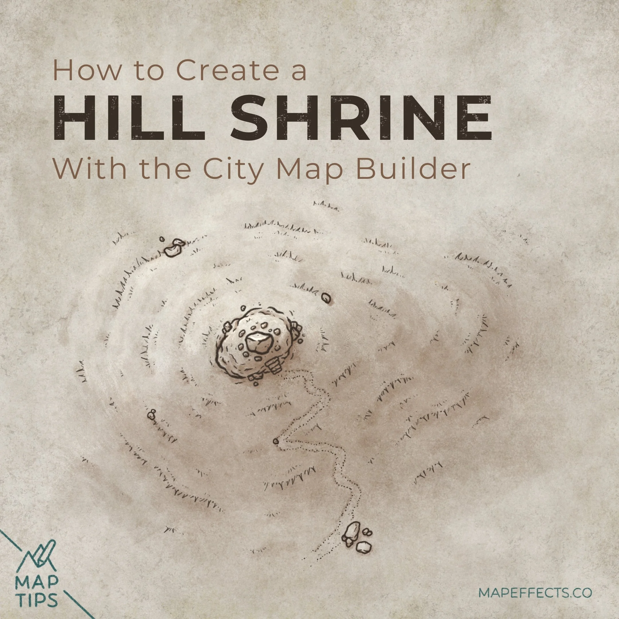 How to Create a Hill Shrine with the Fantasy City Map Builder — Map Effects