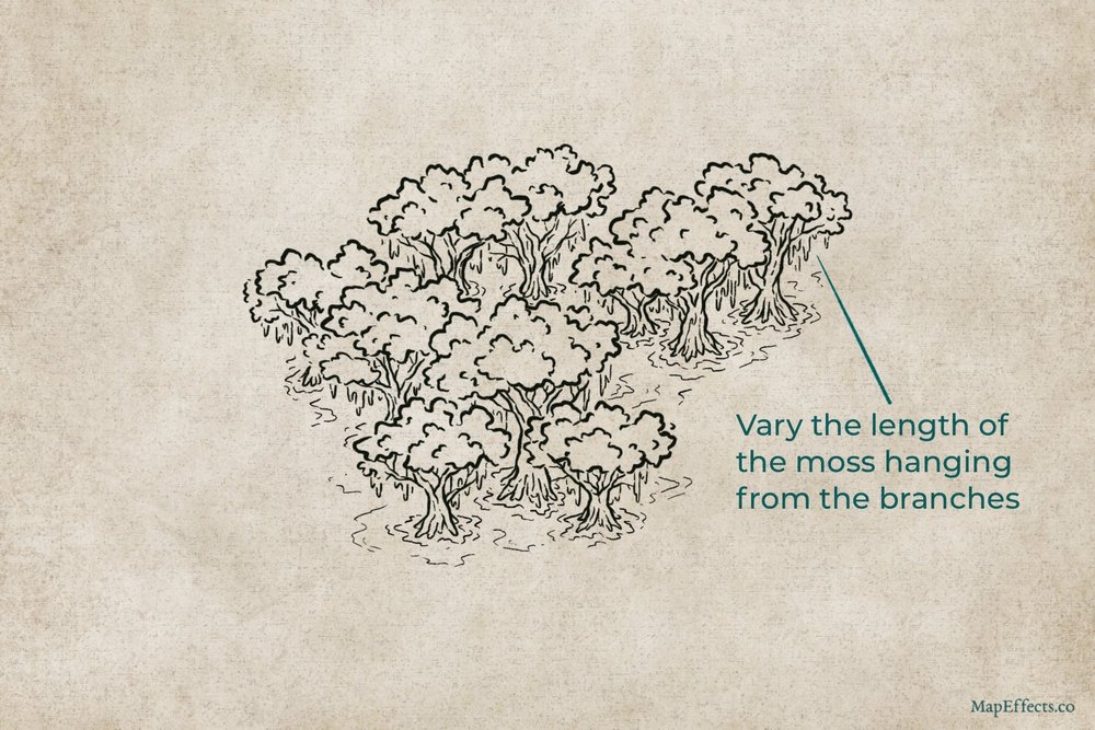 How to Draw Swamps on Fantasy Maps - Step by Step Tutorial — Map Effects