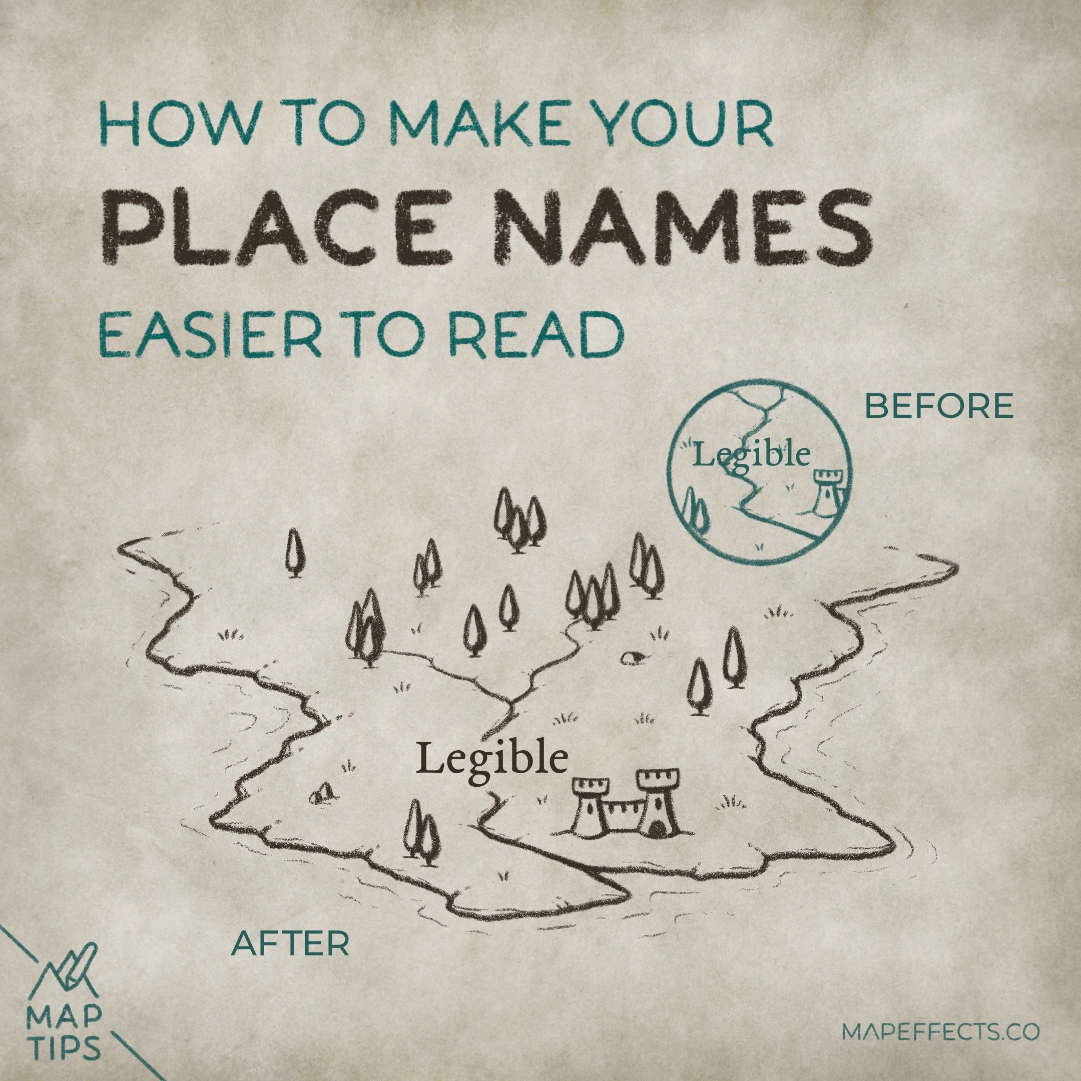 How to Make Place Names Easier to Read On Your Fantasy Maps — Map Effects