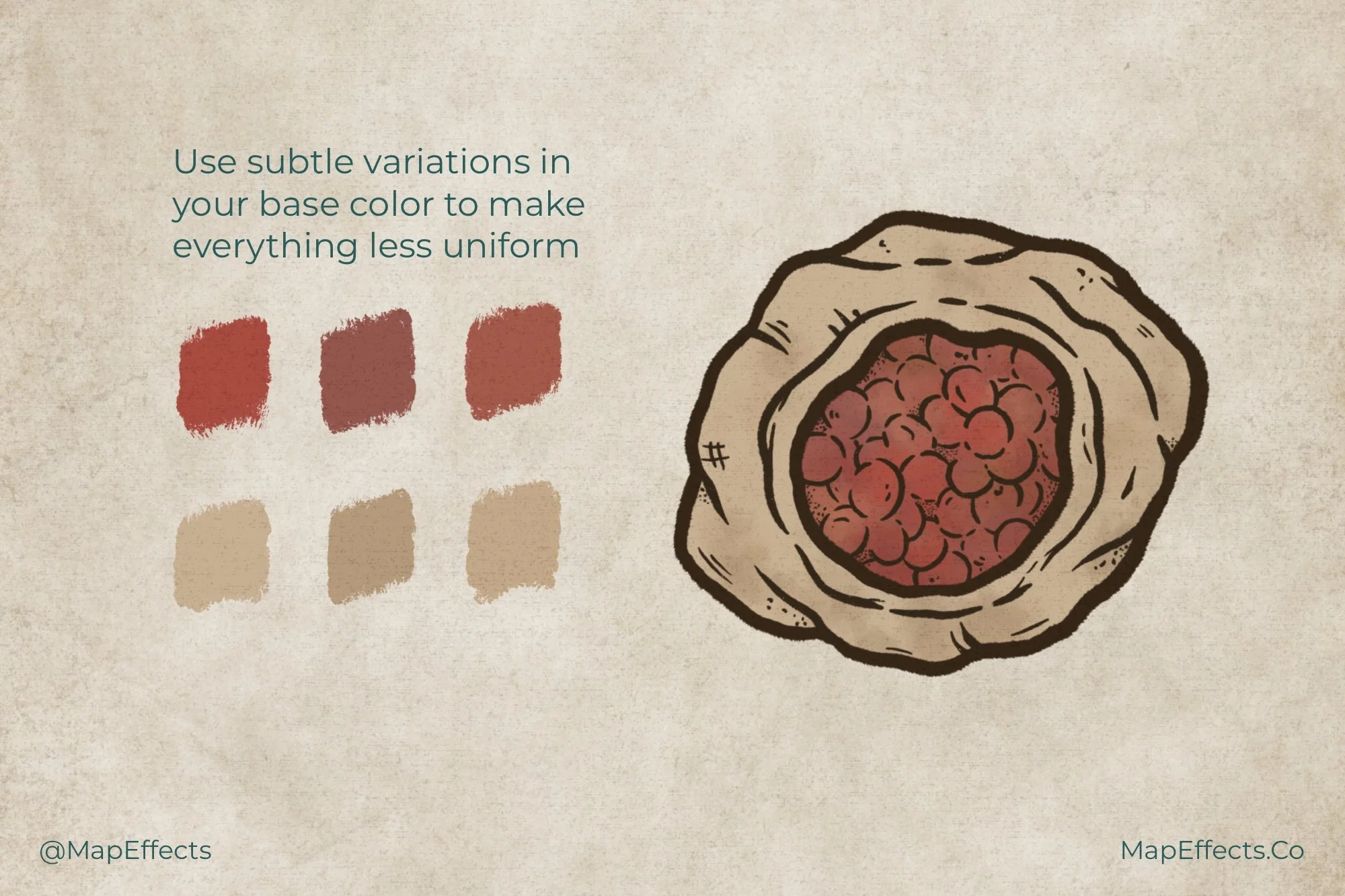 Open Storage Sack Drawing Tutorial for Dungeon Maps — Map Effects