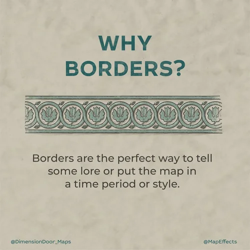 How to Draw 7 Fantasy Map Borders — Map Effects