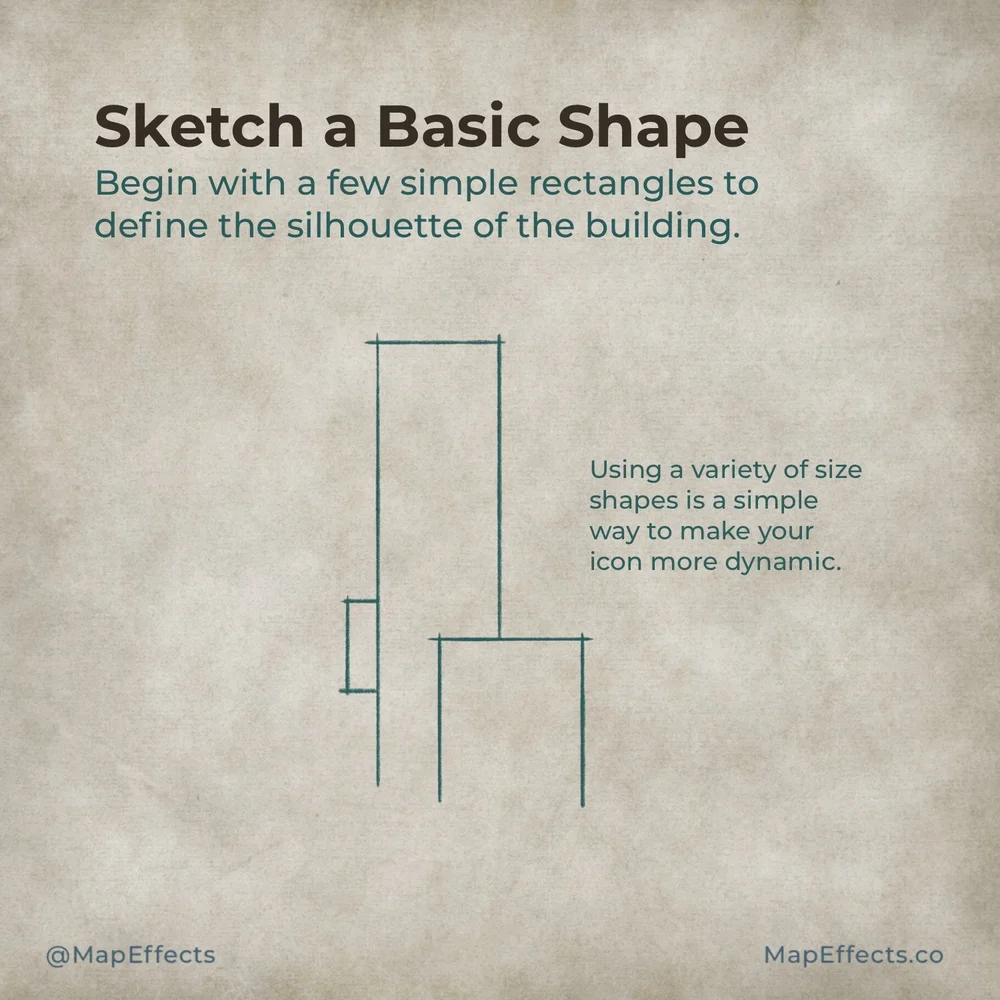 How to Draw A Lighthouse Icon — Map Effects