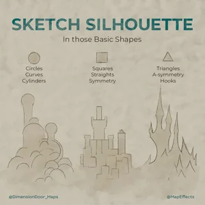 Using Shape Language for Fantasy Maps to Give Character — Map Effects