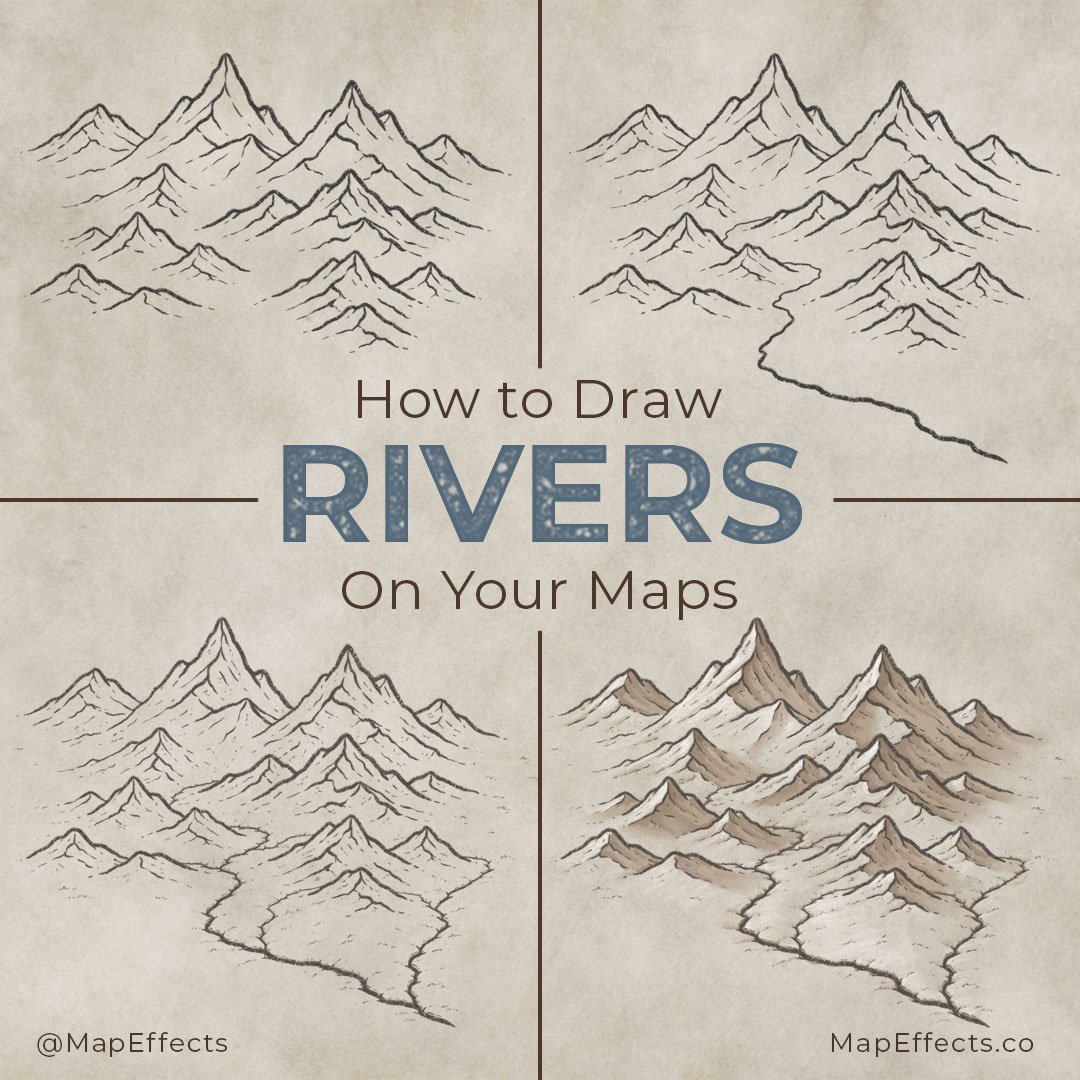 How to Draw Rivers on Your Fantasy Maps — Map Effects