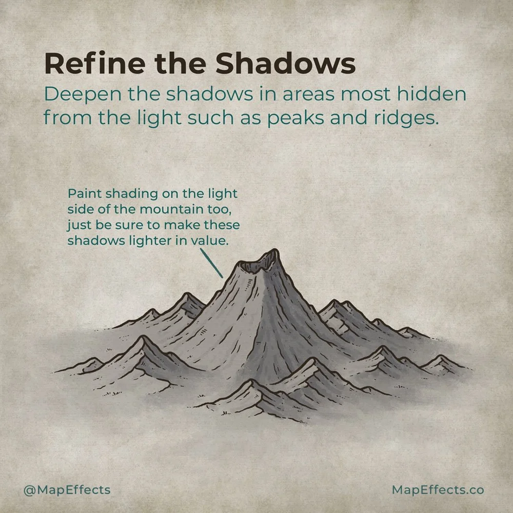 How to Draw a Volcano on Your Fantasy Maps — Map Effects