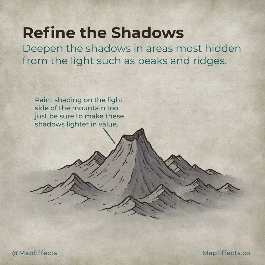 How to Draw a Volcano on Your Fantasy Maps — Map Effects