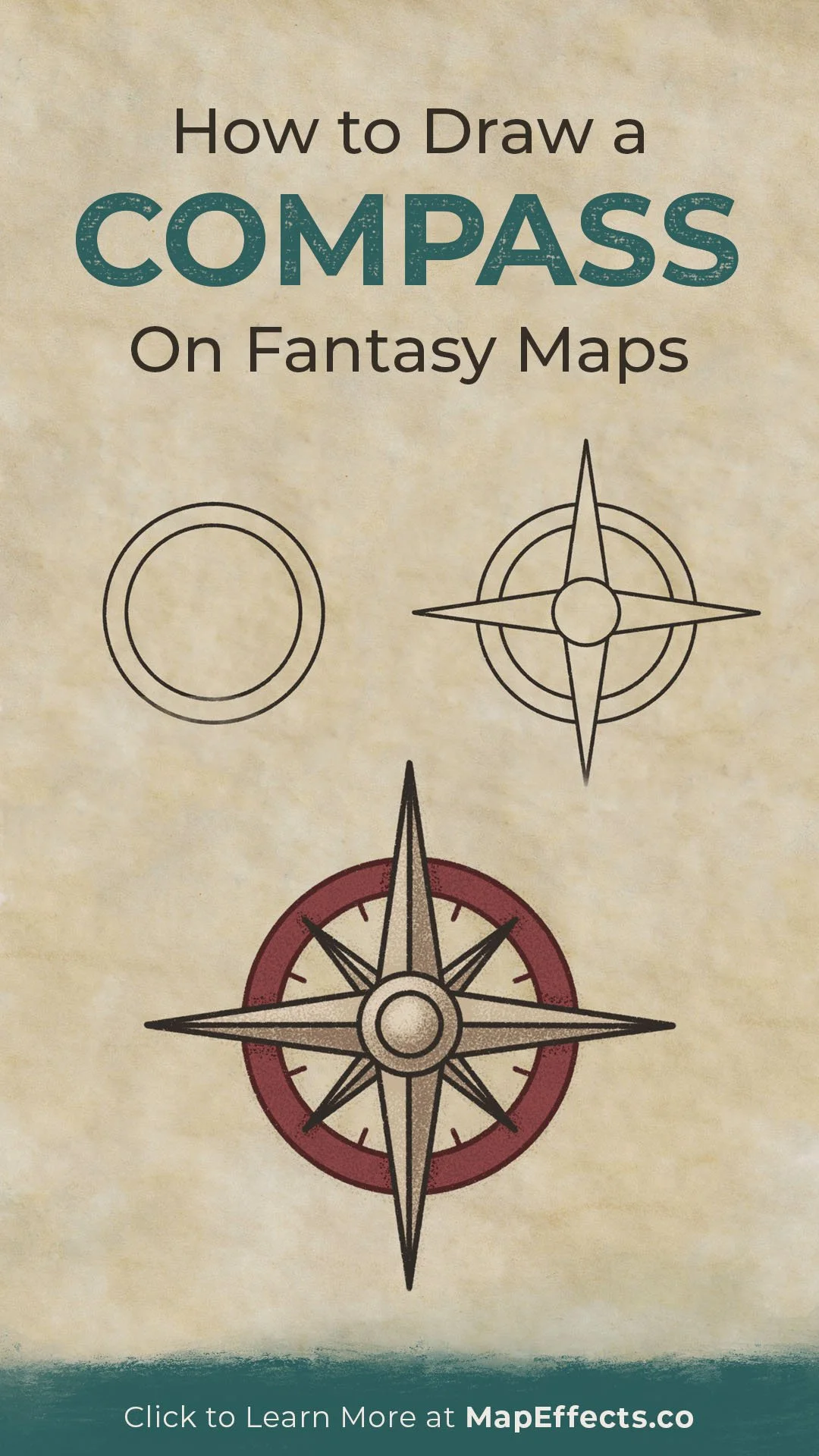 How to Draw a Compass Rose on Your Fantasy Maps — Map Effects