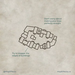 How to Draw a City Block on Your Fantasy Maps — Map Effects