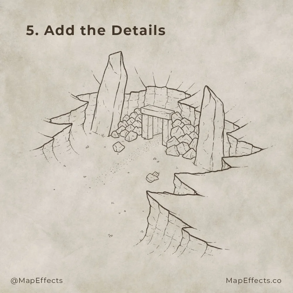 How to Draw a Tomb on Your Fantasy Maps — Map Effects