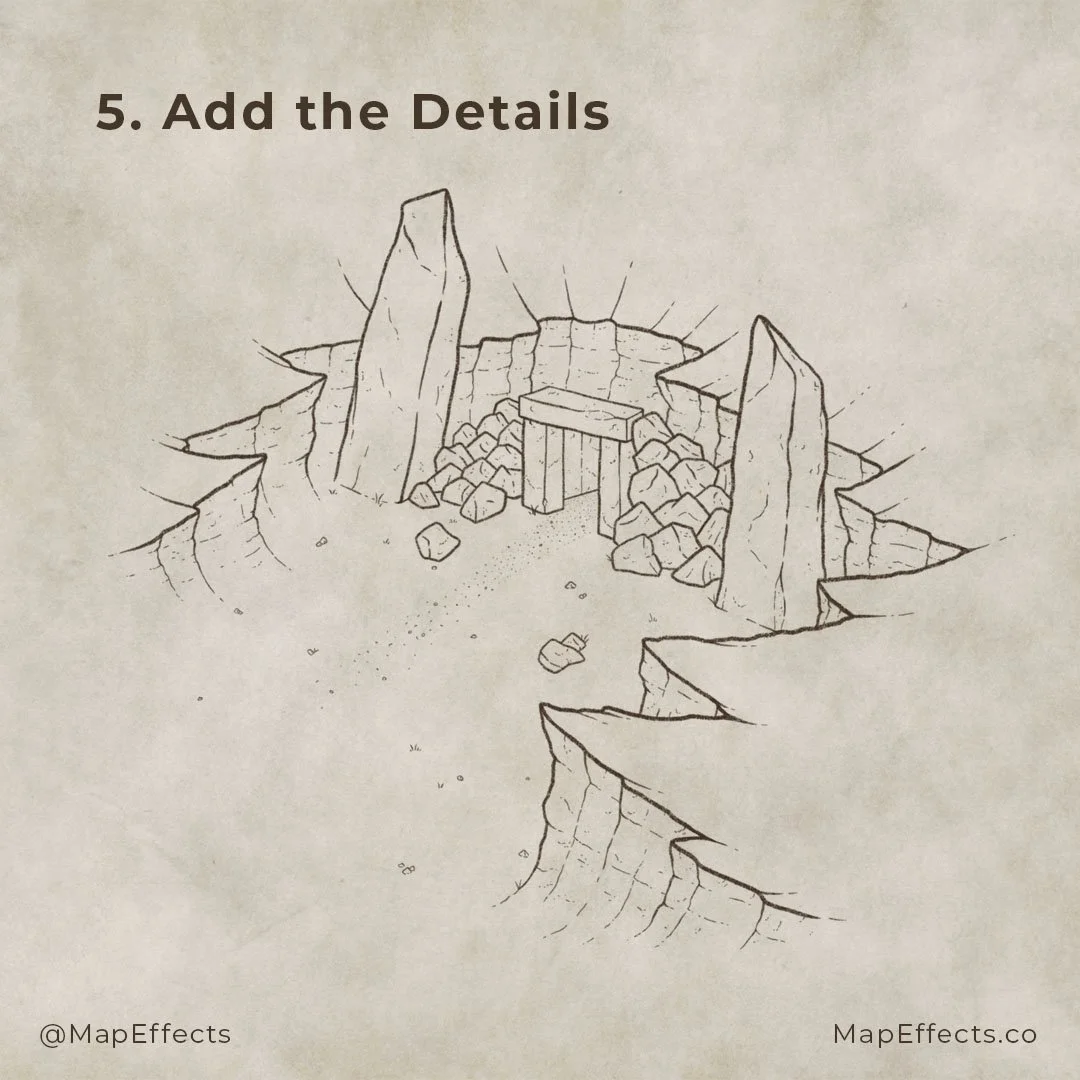 How to Draw a Tomb on Your Fantasy Maps — Map Effects