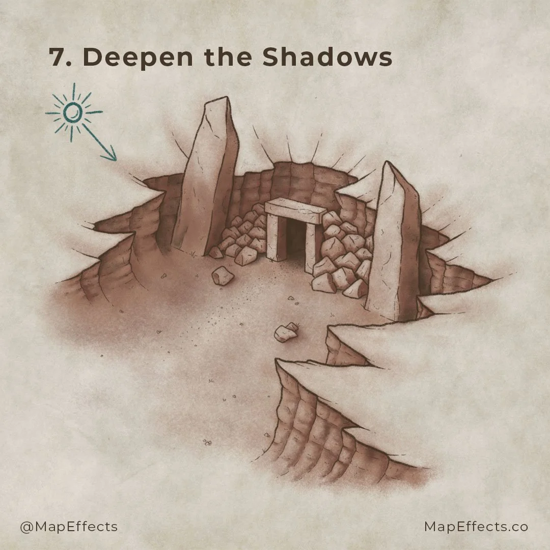 How to Draw a Tomb on Your Fantasy Maps — Map Effects