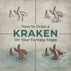 How to Draw a Kraken Sea Beast On Your Fantasy Maps — Map Effects