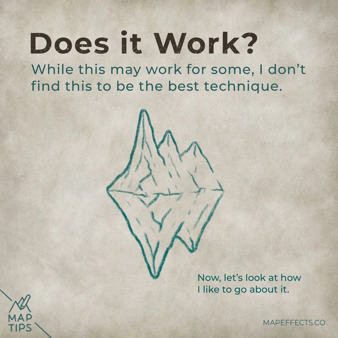 How to Draw a Floating Island on Your Fantasy Maps — Map Effects