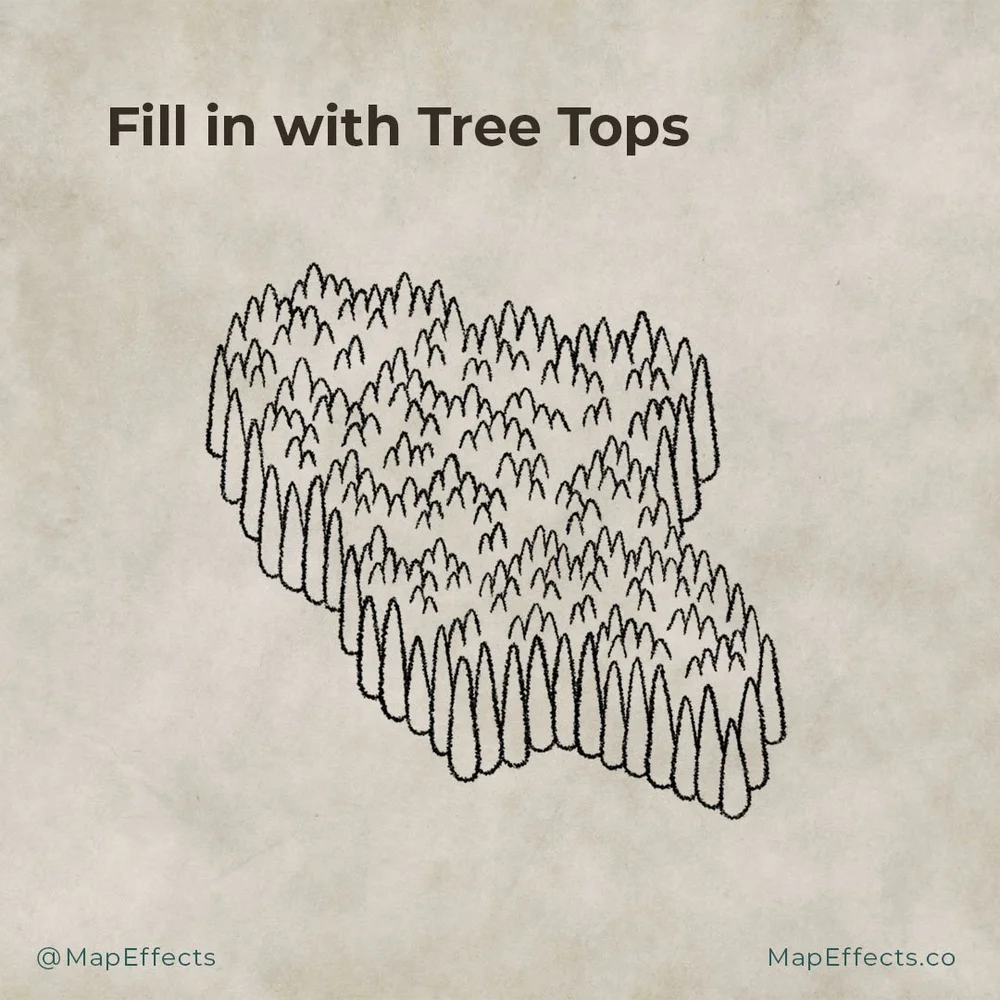 How to Draw a Forest on Your Fantasy Maps — Map Effects